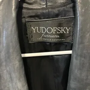 Yudofsky Furriers | Jackets & Coats | Yudofsky Furriers Leather Coat ...